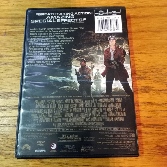 Paramount | Media | Congo On Dvd Laura Linney | Poshmark